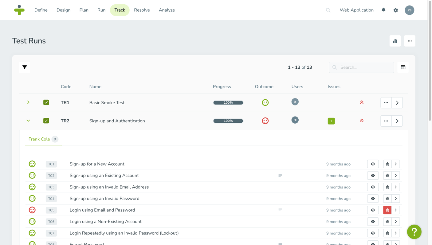 Efficiently Tracking Test Results in TestMonitor