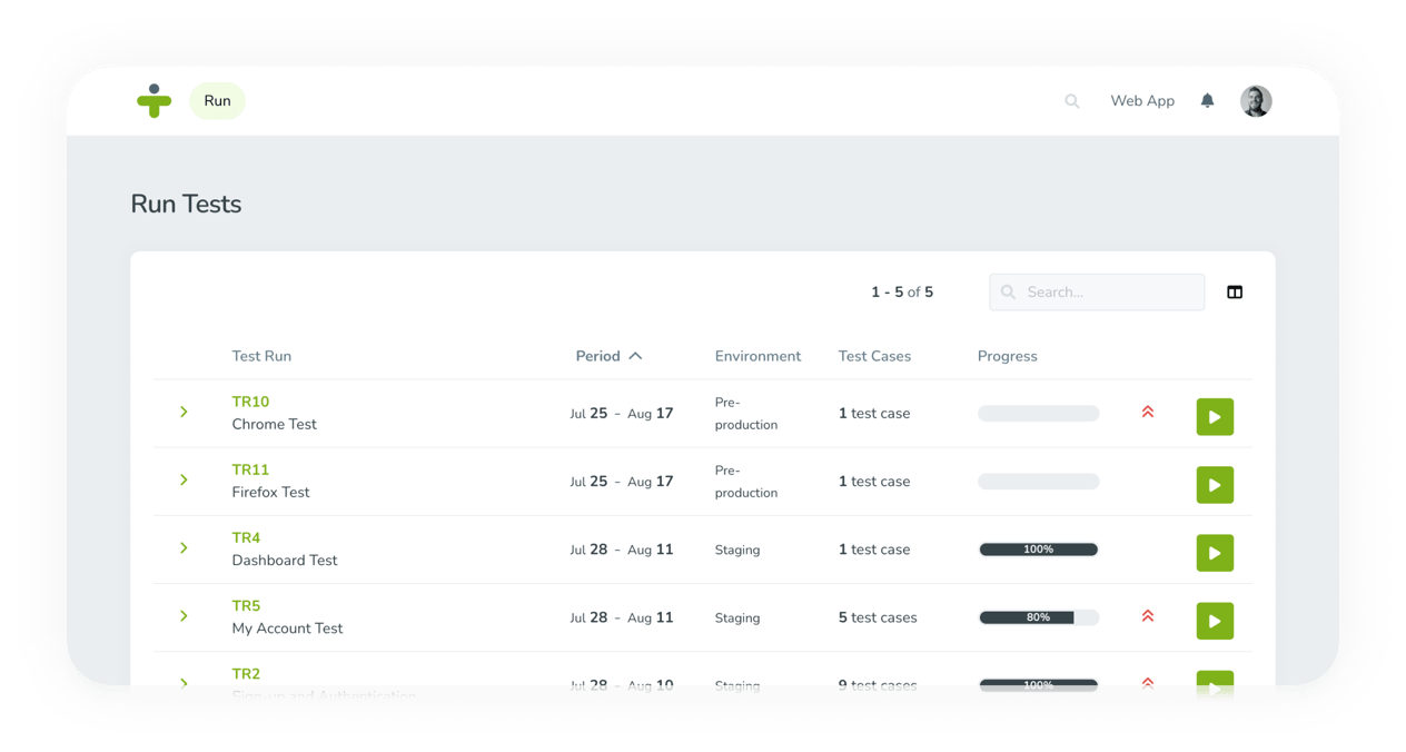 Execute professional-grade software test runs with no experience required