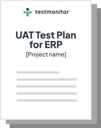 Free ERP Implementation Testing Plan Template Download